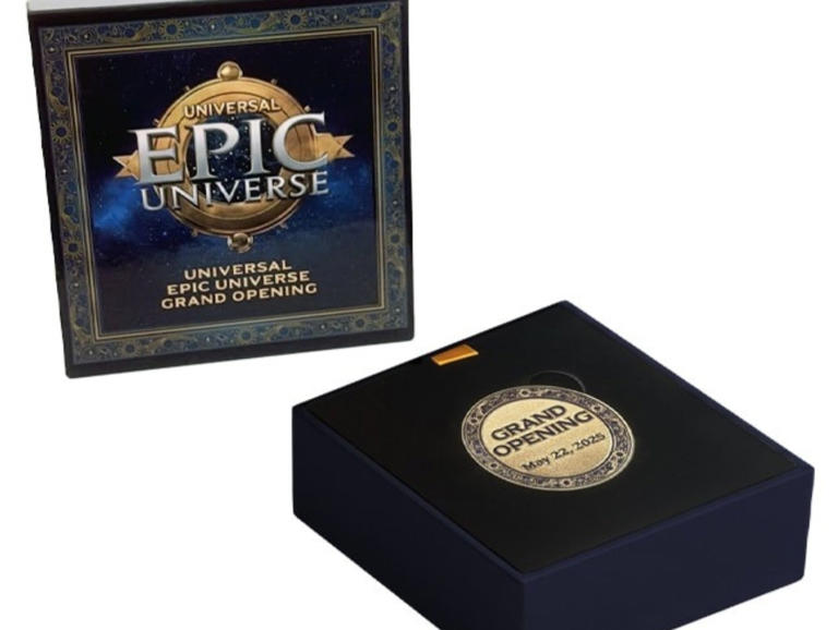 Universal Now Selling Epic Universe Grand Opening Medallion Previously ...
