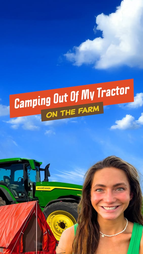 Camping Out Of My Tractor On The Farm!
