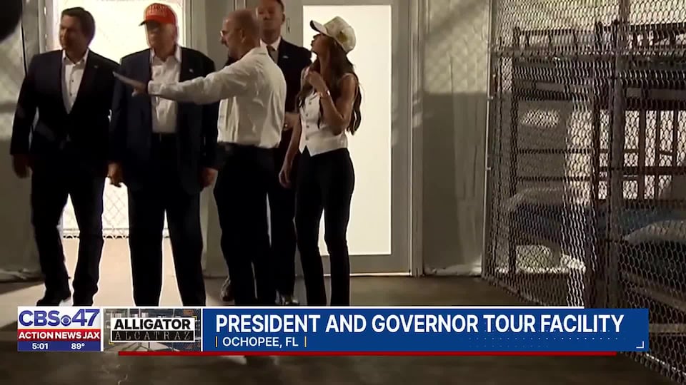 Inside Alligator Alcatraz: The President's visit, tour, and surrounding ...
