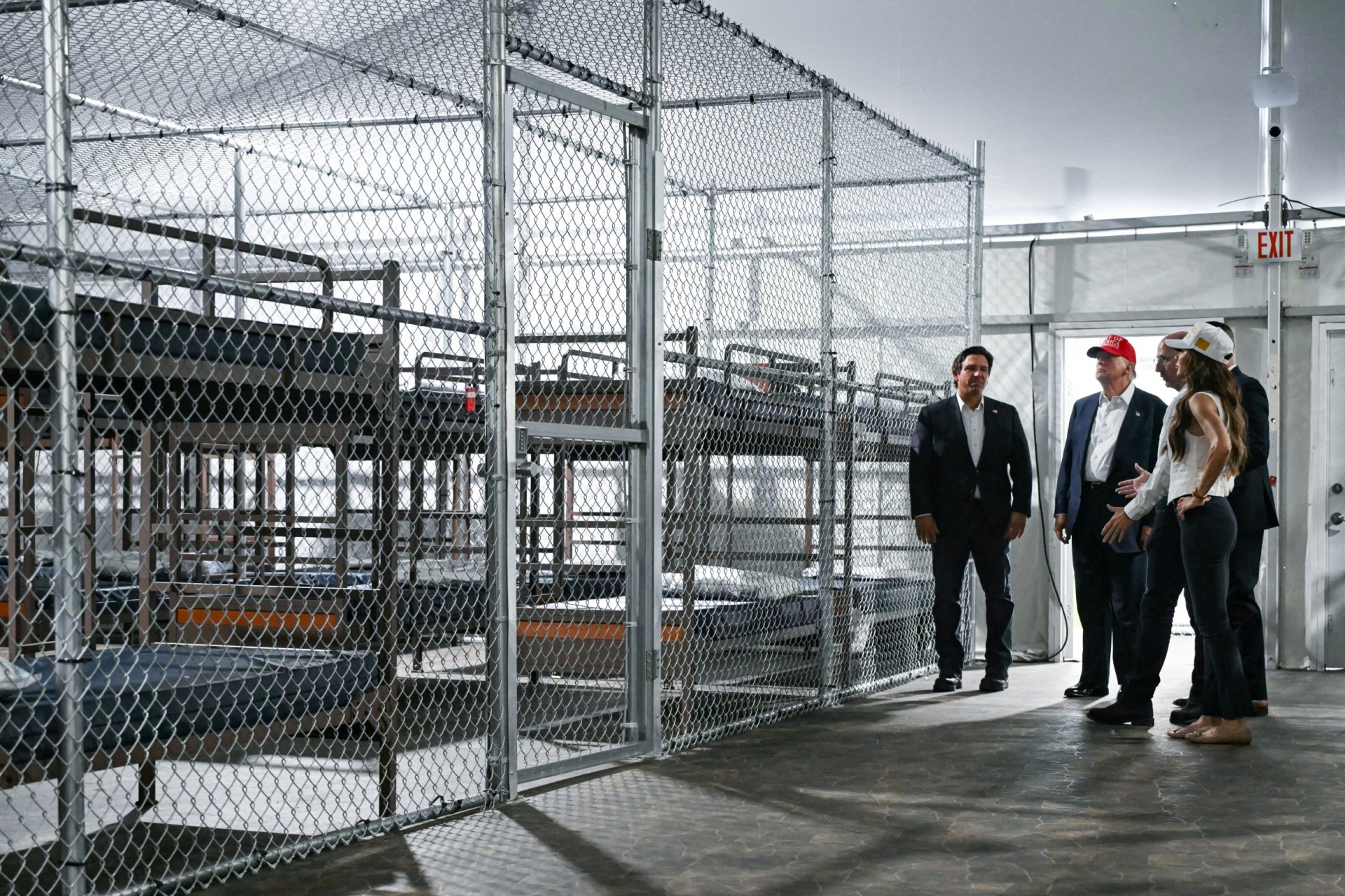Inside 'Alligator Alcatraz', Trump's migrant facility