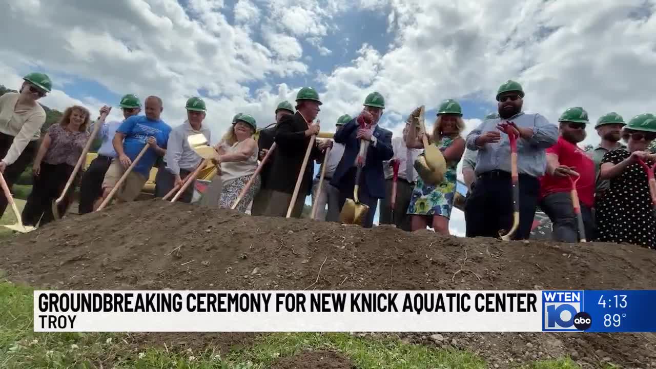 Troy breaks ground on $7.8M Knickerbacker Park aquatic center after ...