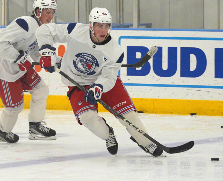 NY Rangers development camp observations: Young forwards knocking on ...