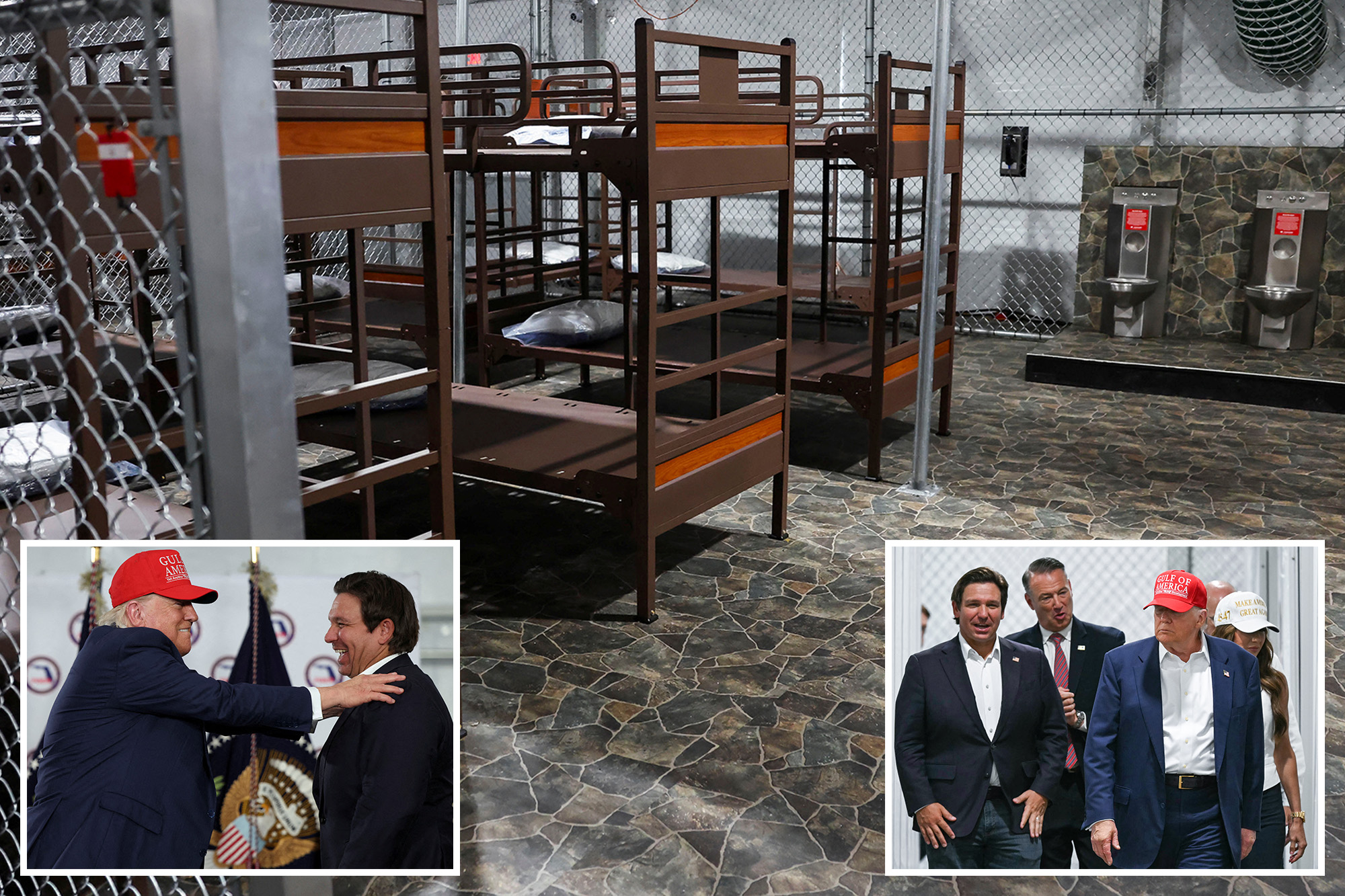 Stark first photos from inside ‘Alligator Alcatraz’ reveal bleak digs ...