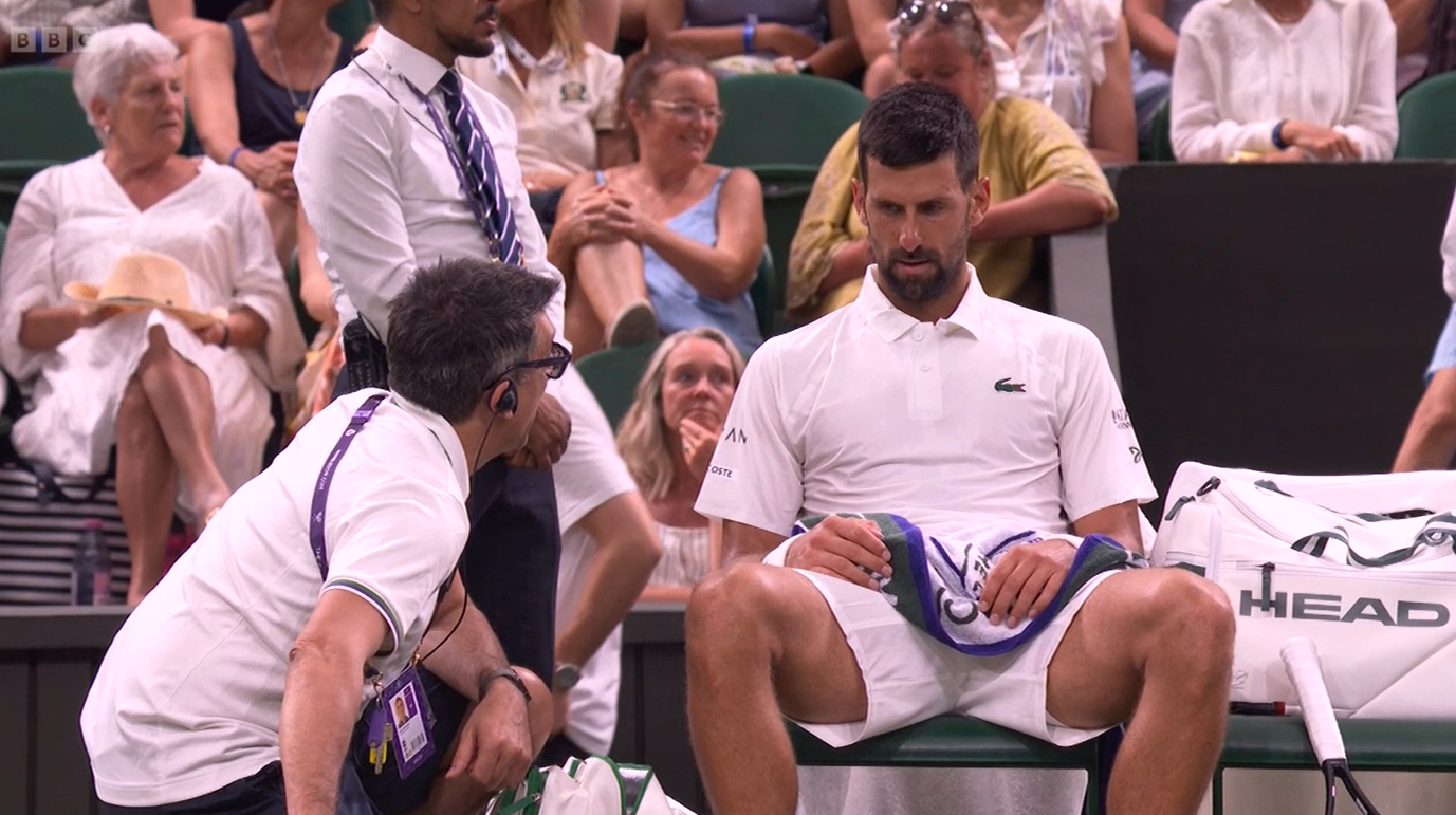 Novak Djokovic explains medical timeout at Wimbledon