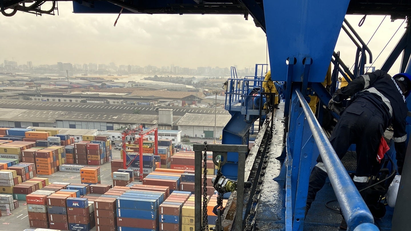 Kalmar completes crane refurbishment for AGL at Abidjan Port