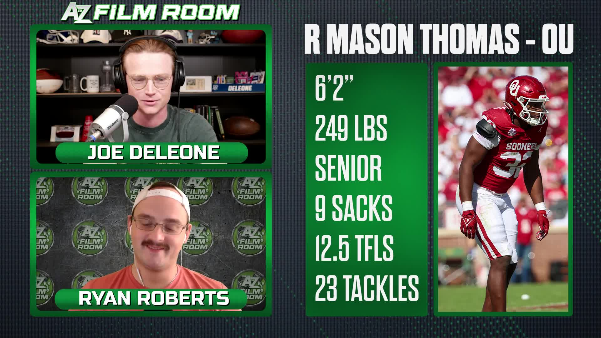 Oklahoma EDGE R Mason Thomas 2026 NFL Draft