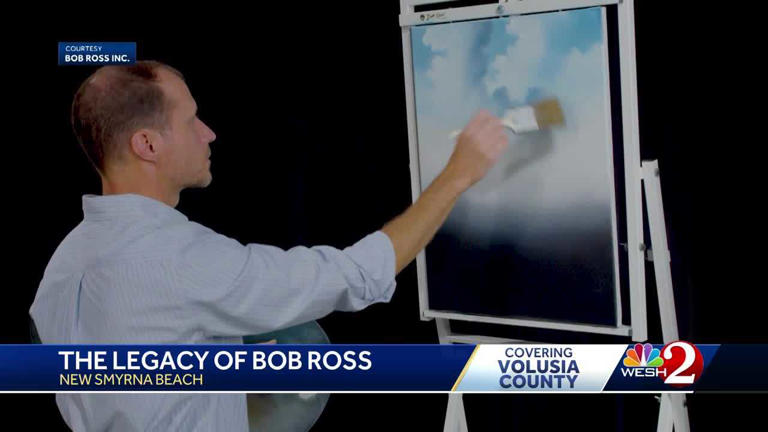 Bob Ross's legacy lives on in New Smyrna Beach art studio | Meet the ...