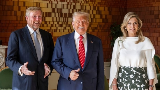 Netherlands Queen Maxima breaks silence on claims of mocking Trump in ...