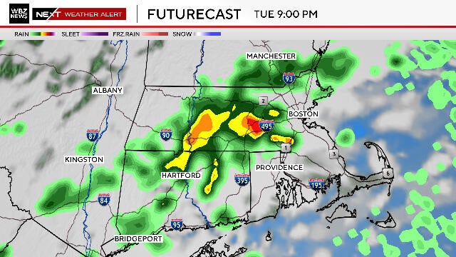 Weather forecast maps for Boston area show storms could bring downpours ...