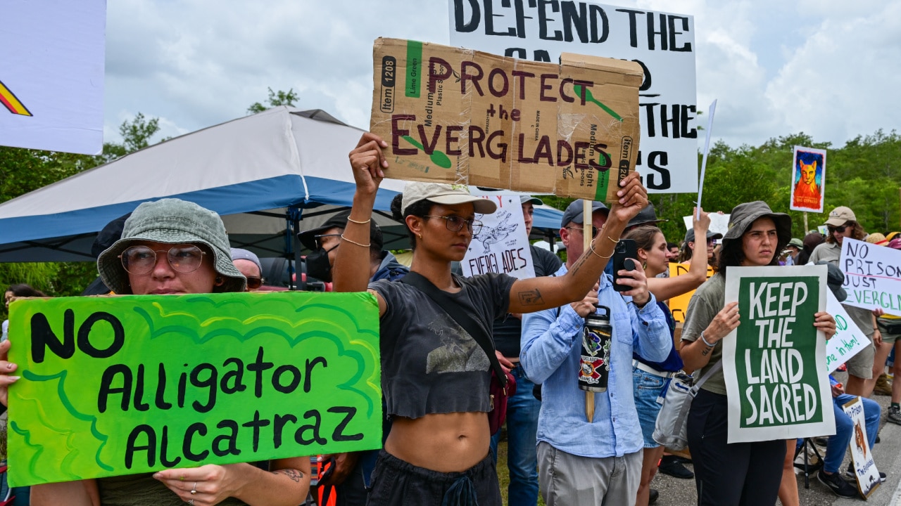 Environmental Groups Sue to Stop Opening of 'Alligator Alcatraz ...
