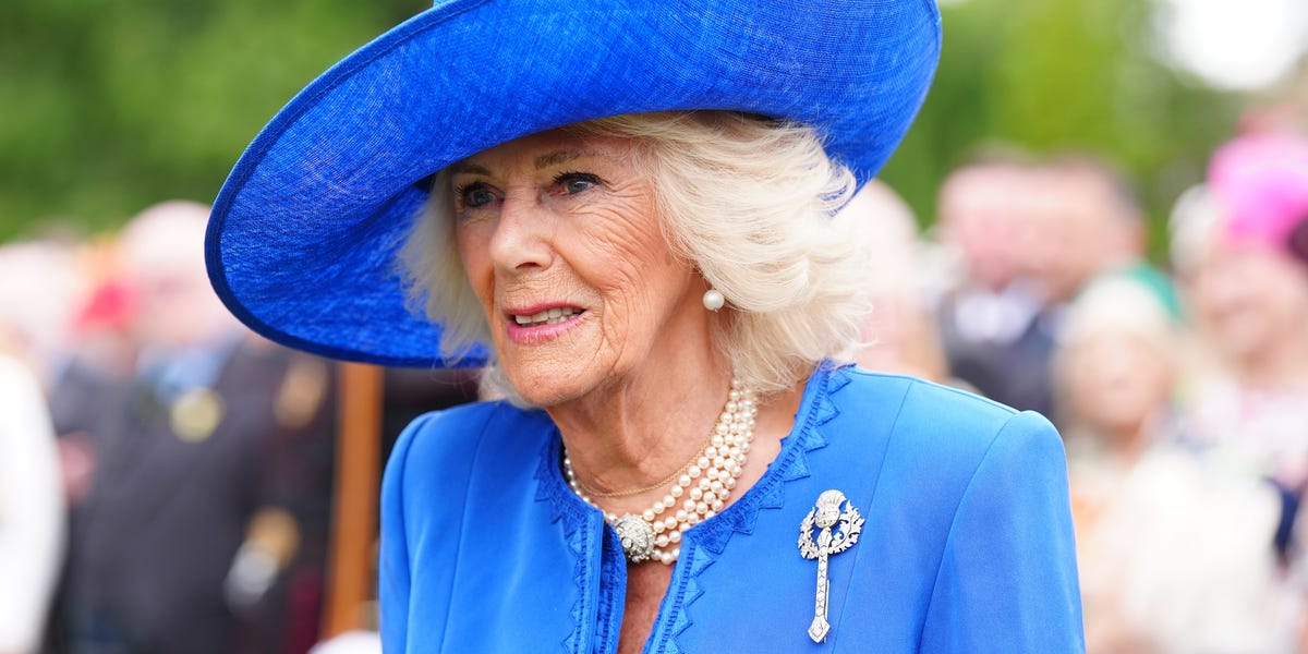 Queen Camilla Wore a Historic Brooch Full of Scottish Symbolism for a ...