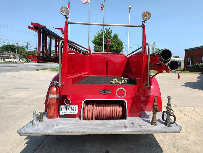 Historic New Bern fire truck back in operation after repairs