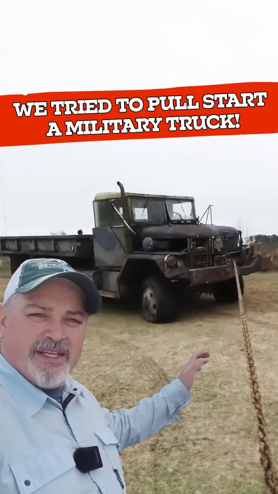 Will It Start? We Tried to Pull Start a Military Truck!