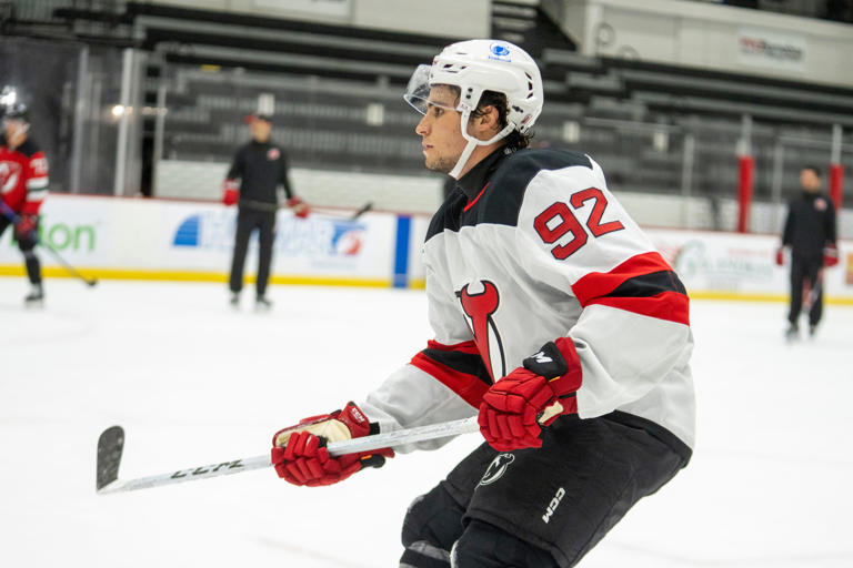 Son of NJ Devils' Stanley Cup champion takes the ice at player ...