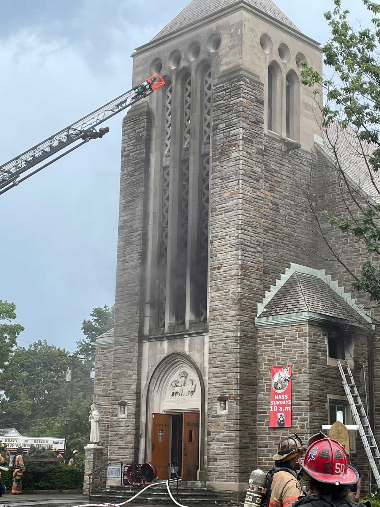 Firefighters Battle Blaze At Historic Maryland Church Amid Heat Wave ...