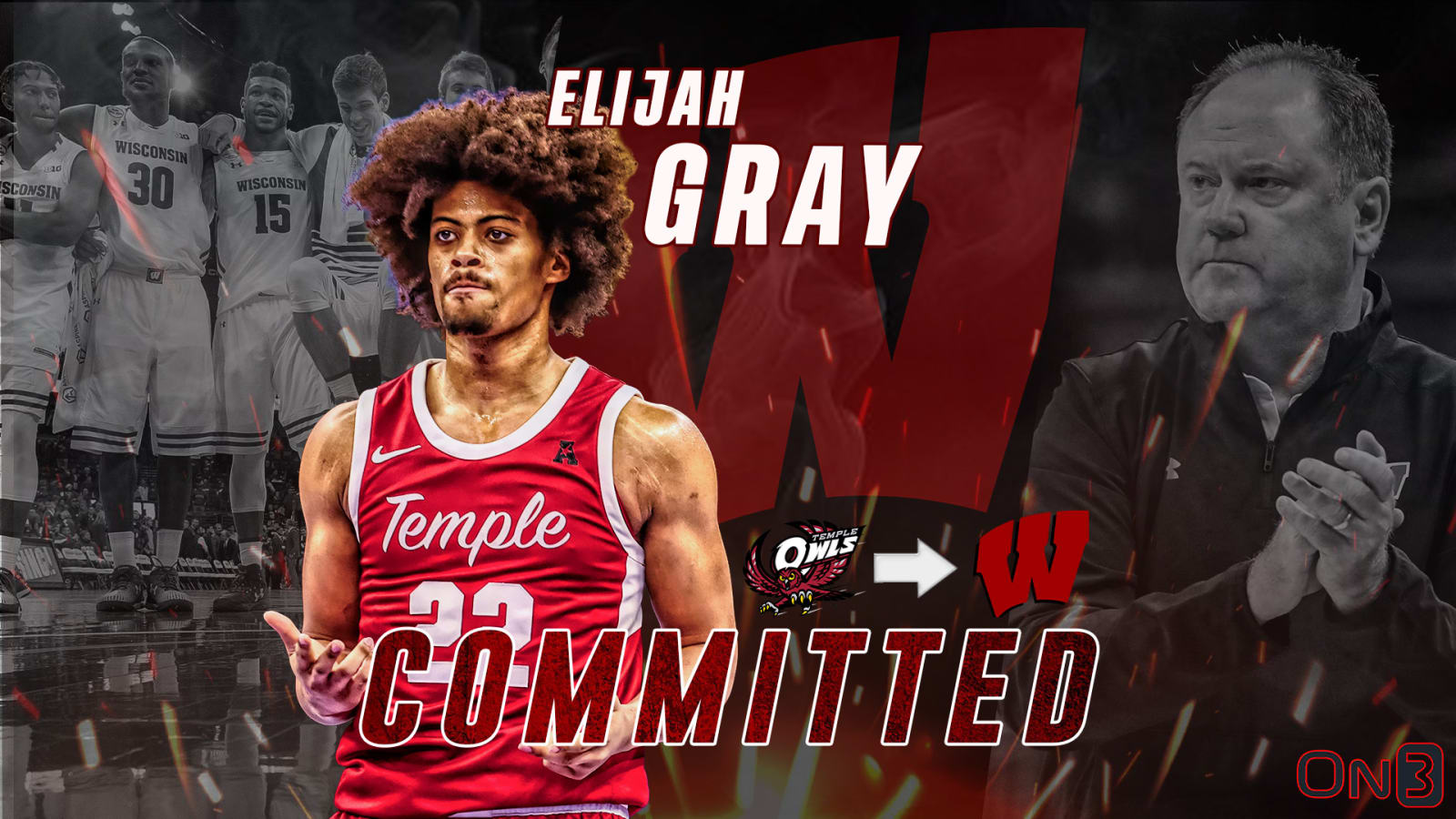 BREAKING: Wisconsin Fills Out 2025-26 Roster With Temple Transfer ...