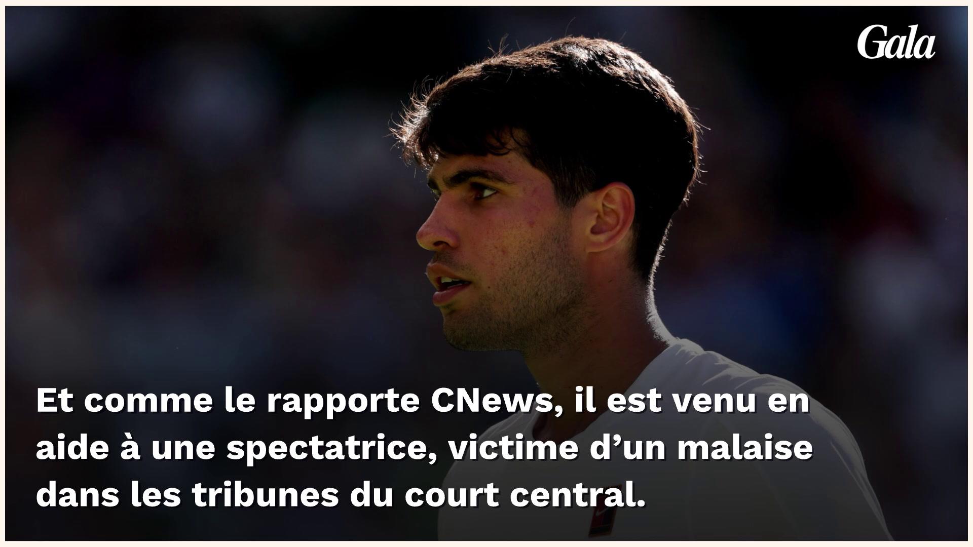 Carlos Alcaraz : en plein match à Wimbledon, il vole au secours d’une ...