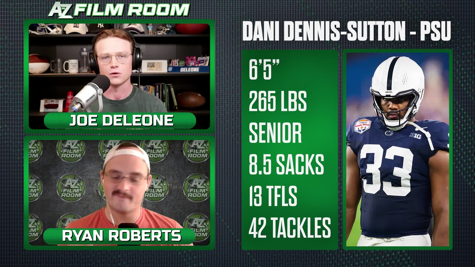Penn State EDGE Dani Dennis-Sutton - 2026 NFL Draft