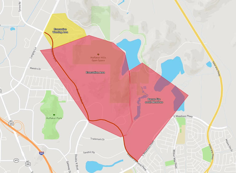 Barron Fire burning in Huffaker Hills in southeast Reno: What we know