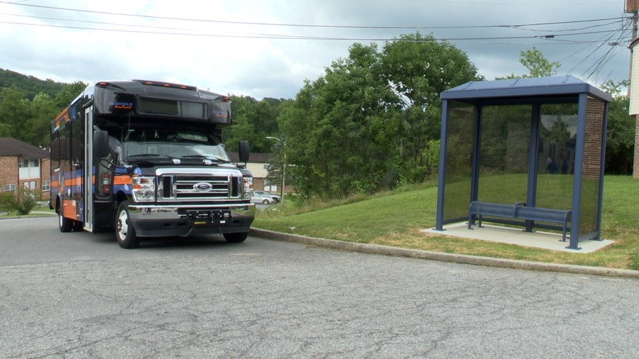 Mercer County leaders unveil new shelter for bus riders in Bluefield