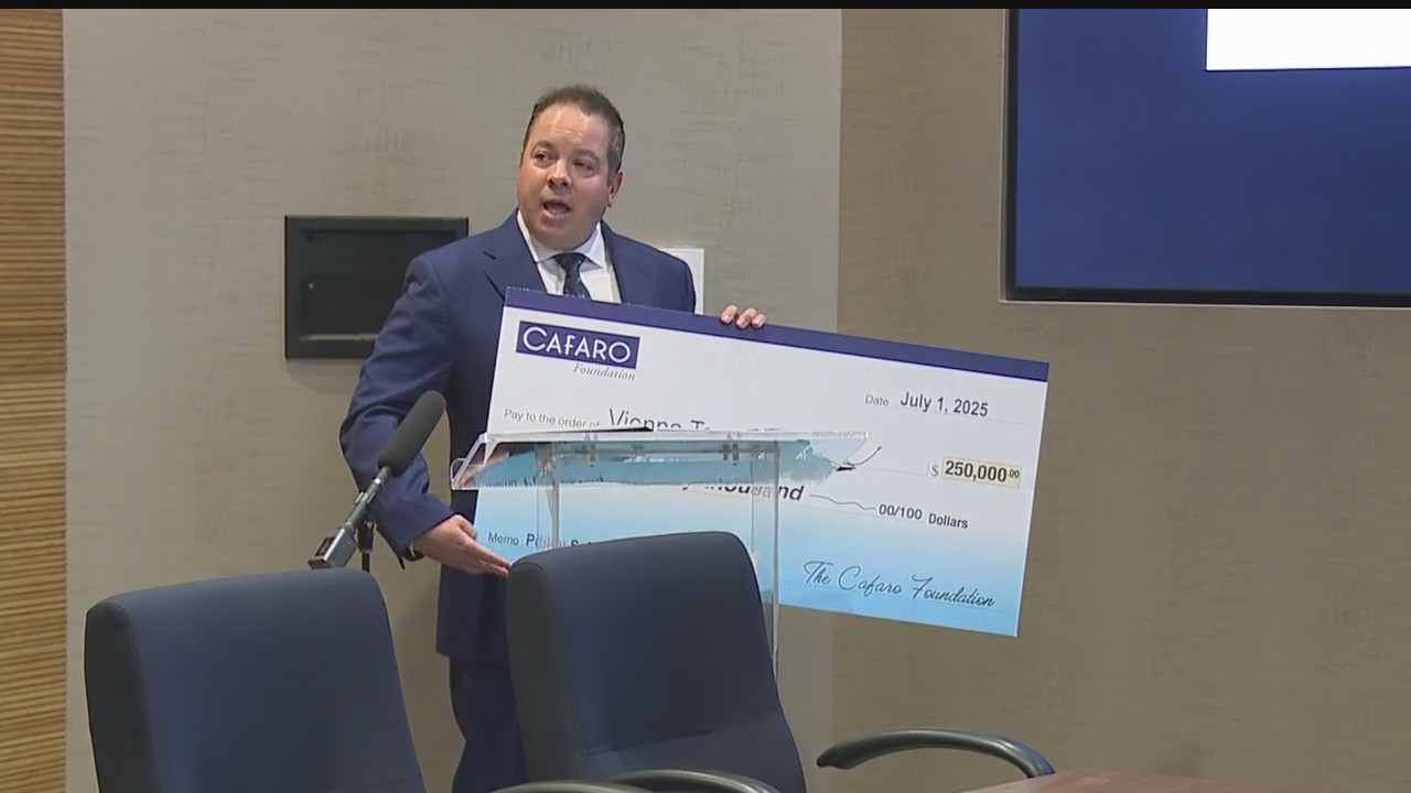 Cafaro Foundation makes announcement impacting local town