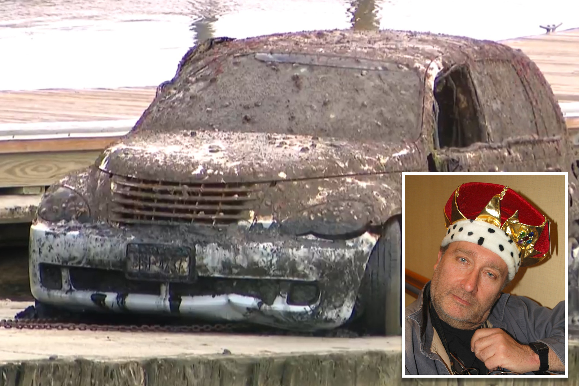 Car found underwater at Long Island beach with human remains inside may ...