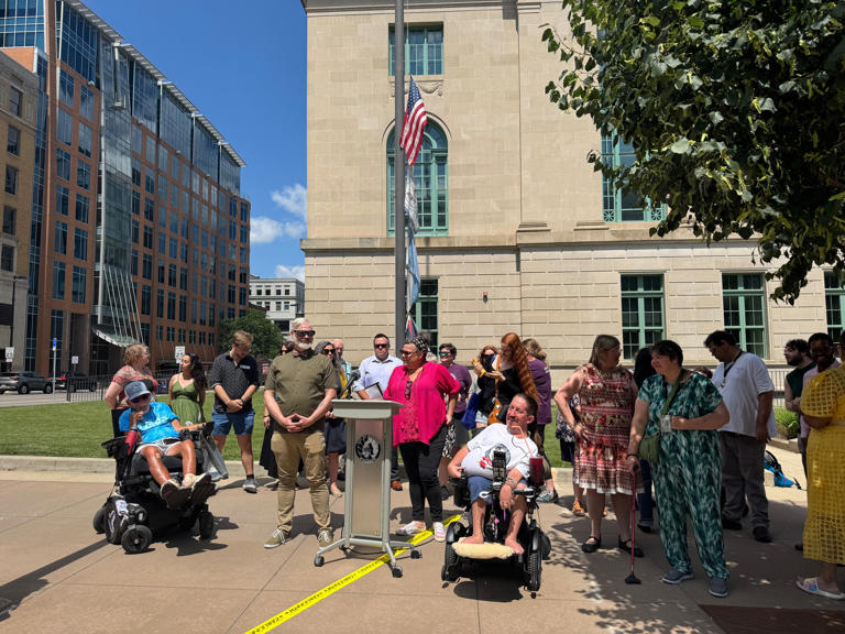 Disability Pride Flag flies over Madison for the first time