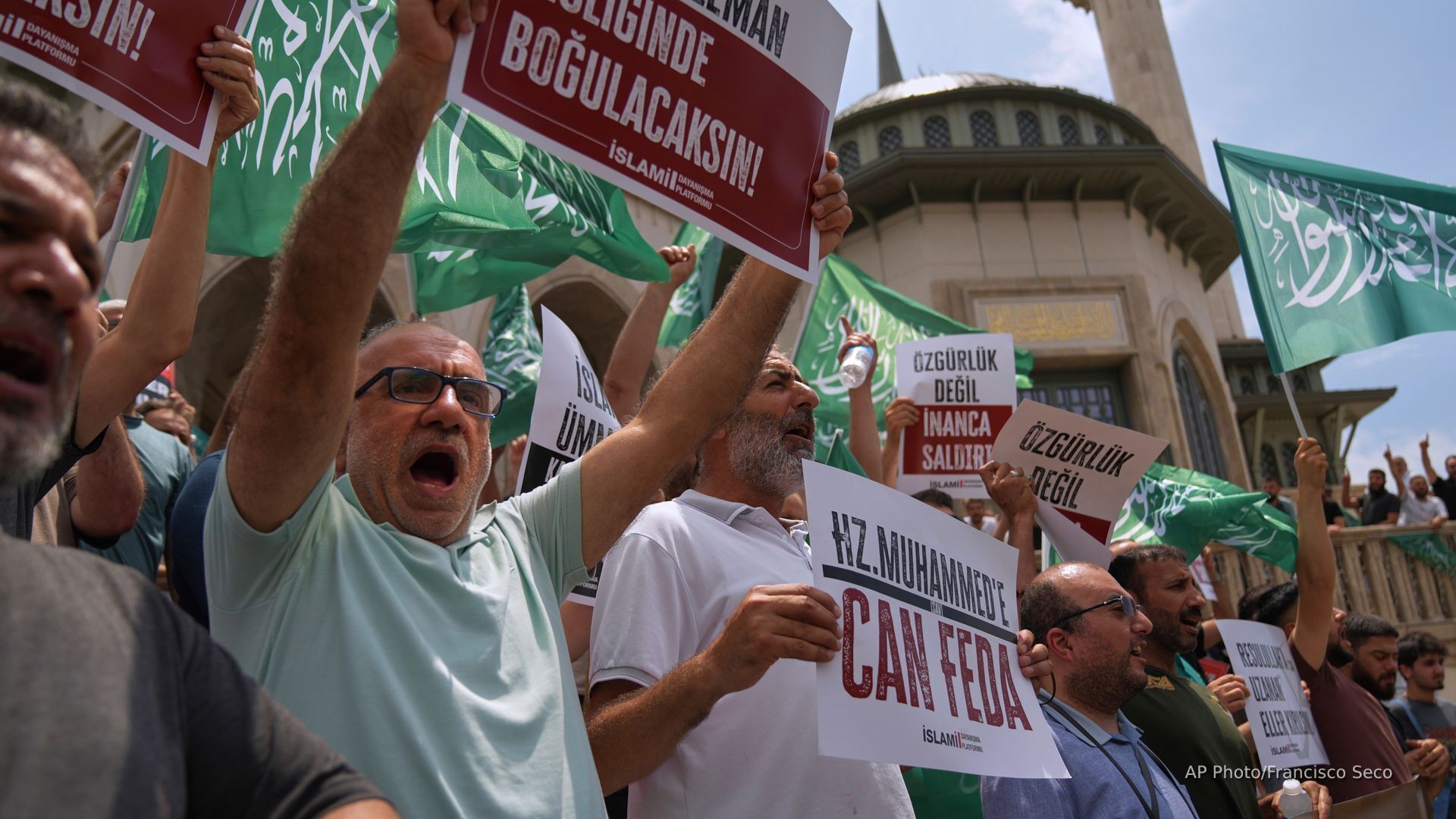 Turkey arrests cartoonist over alleged depiction of Muhammad amid protests