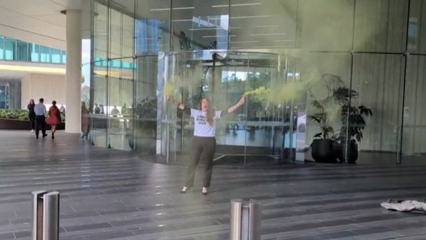 Stench gas activists avoid jail over protest at Woodside's Perth ...