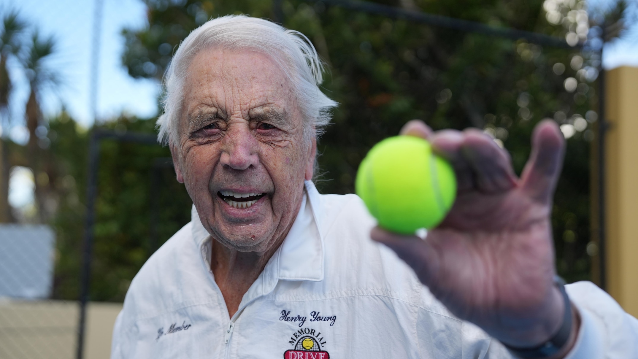 Centenarian Henry Young shows age no barrier to staying active