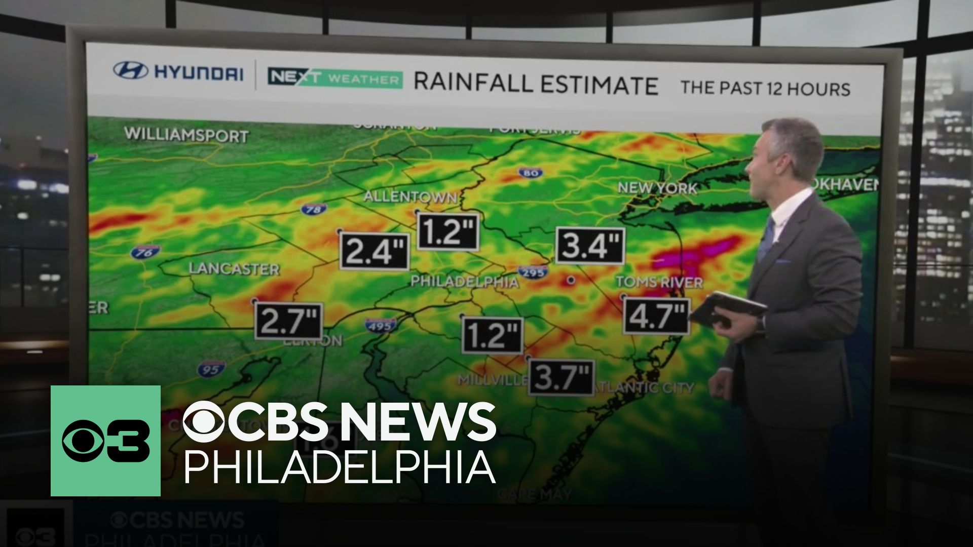 Morning rain Wednesday in Philadelphia area, drying out for Thursday