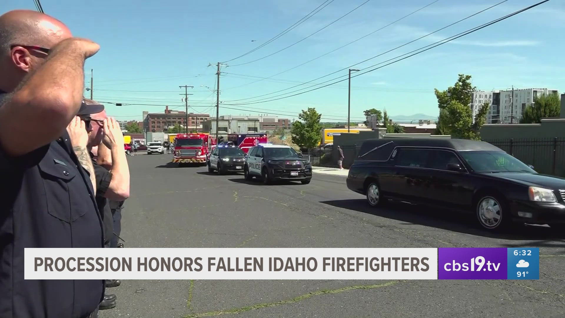 Procession honors fallen Idaho firefighters killed in shooting