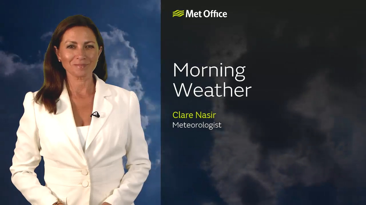 Met Office Wednesday morning weather forecast 02/07/2025