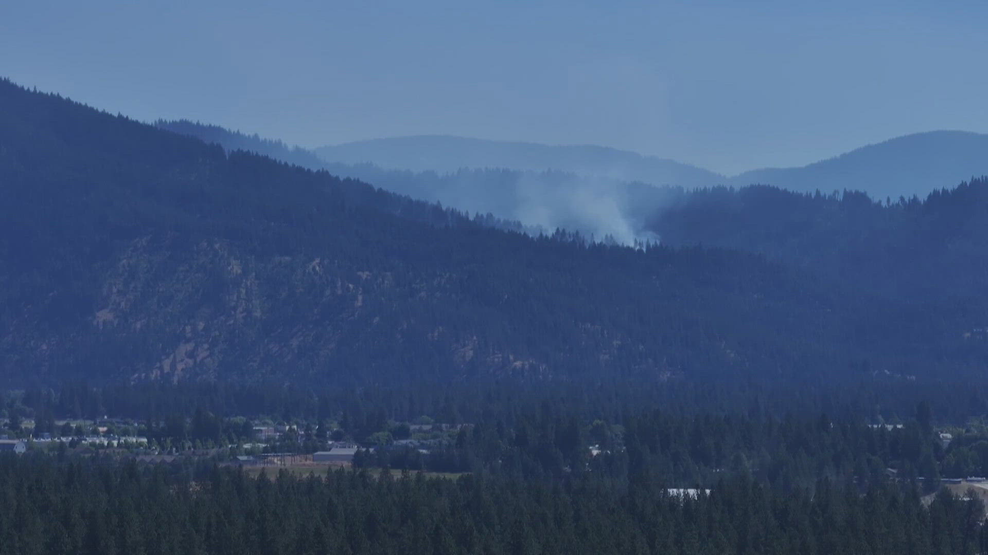 IDL crews fighting 38-acre wildfire on Canfield Mountain in Coeur d'Alene