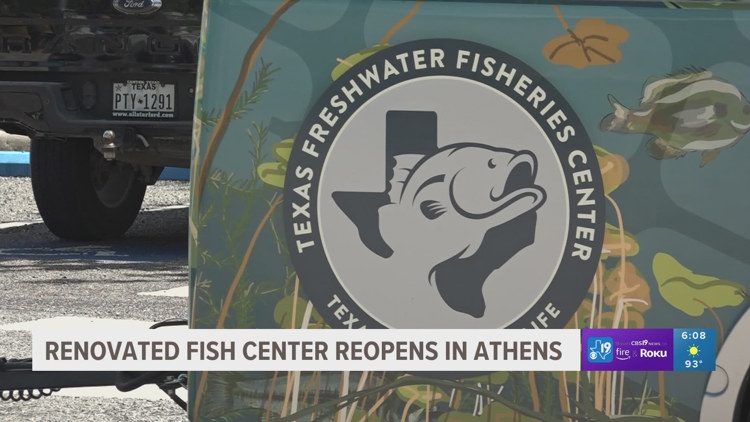 Texas Freshwater Fisheries Center in Athens holds grand reopening
