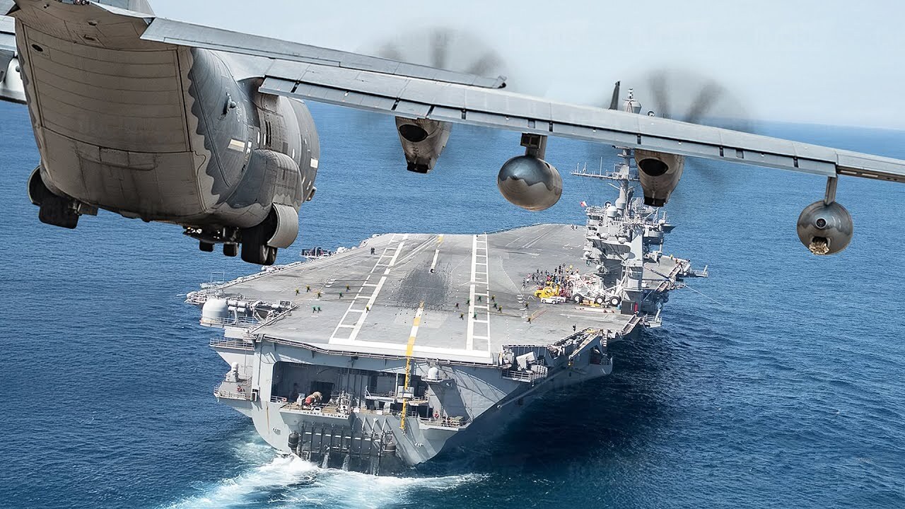 Why the U.S. Never Attempted to Land Massive Plane on Aircraft Carrier ...