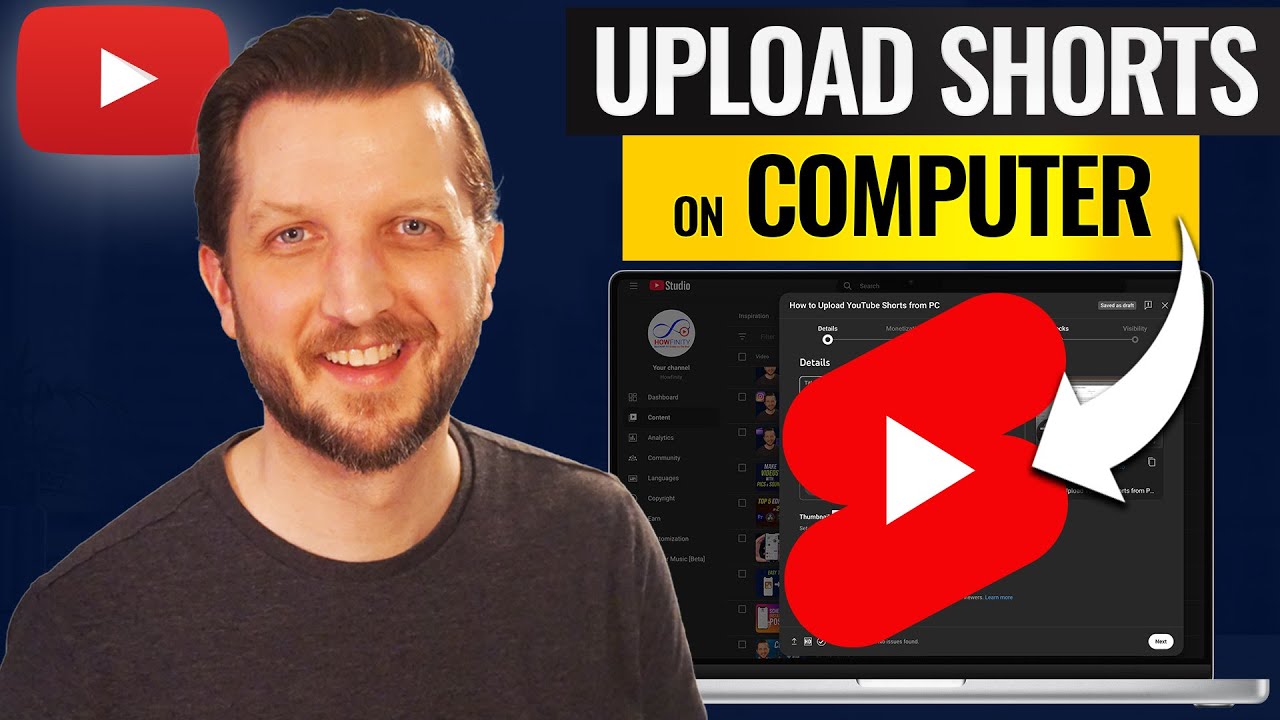 How to Upload YouTube Shorts from PC
