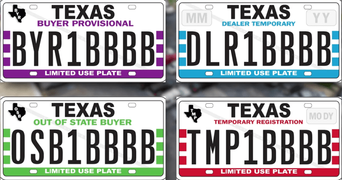 Texas paper license plates end July 1: What new car buyers need to know