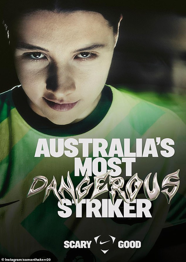 Sam Kerr sports a VERY different look alongside global soccer stars in ...