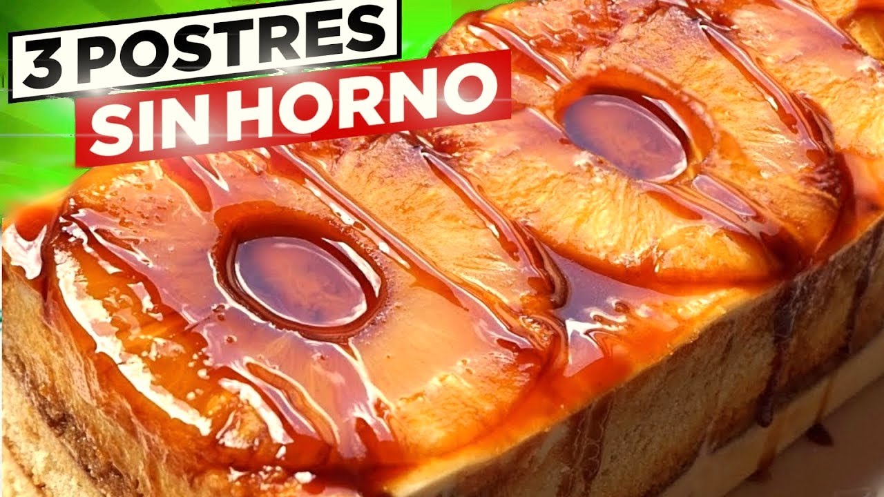 3 postres fríos sin horno, deliciosos y con pocos ingredientes, ricos y ...