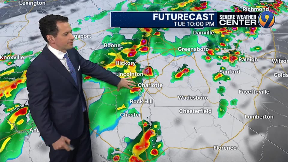Tuesday night's forecast with meteorologist Joe Puma