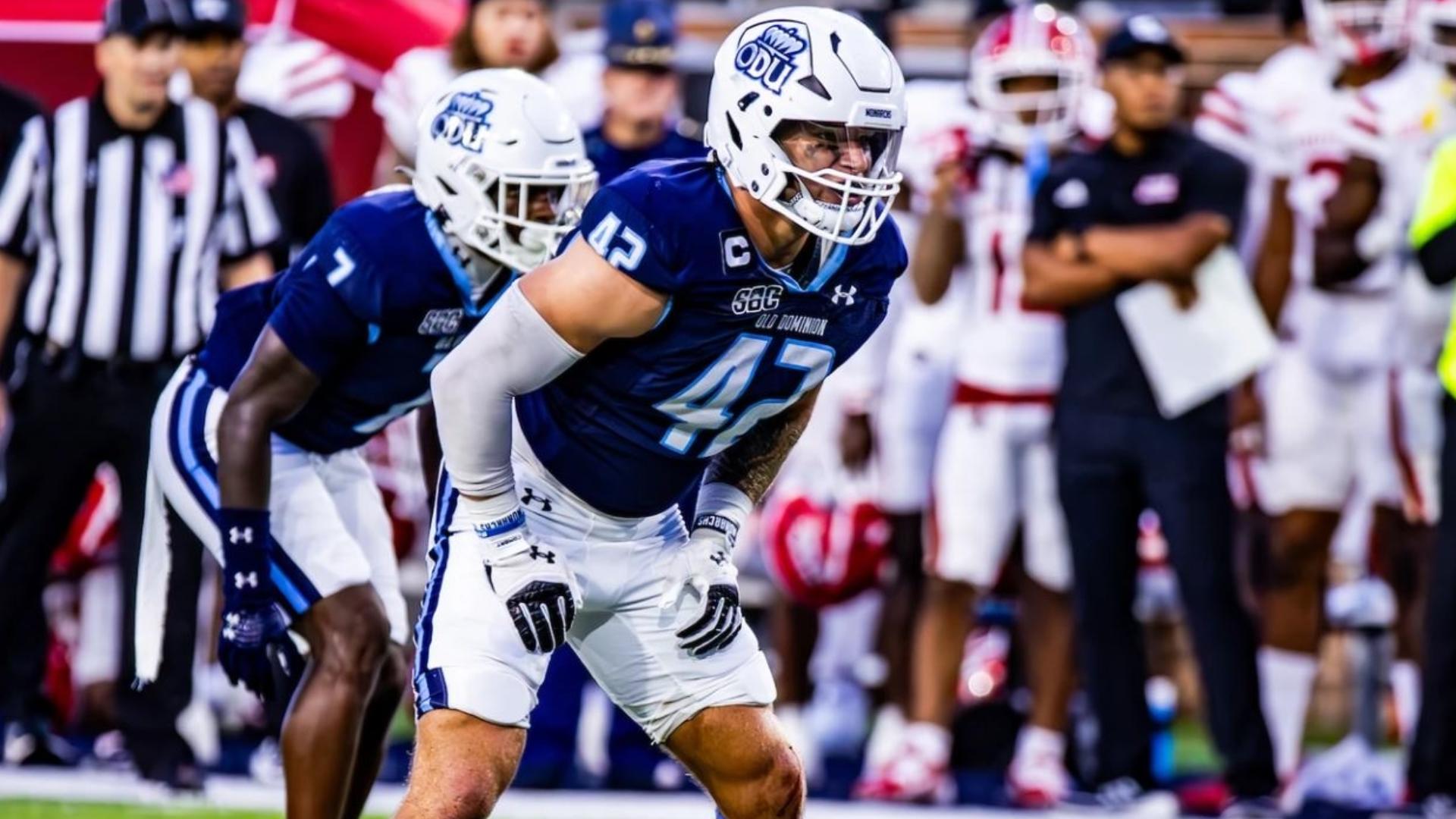 ODU linebacker Jason Henderson