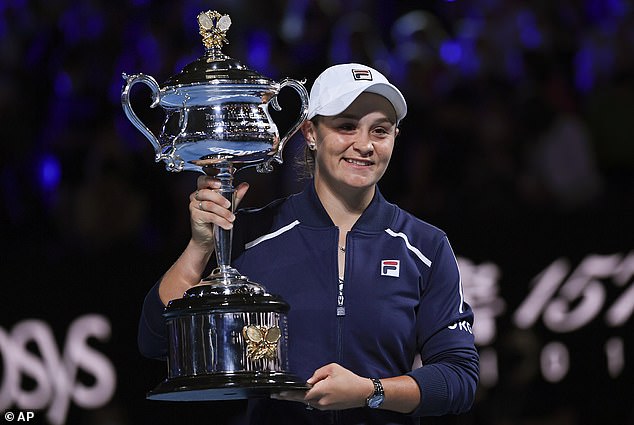 Ash Barty shows her fans the first pic of her newborn baby girl with ...