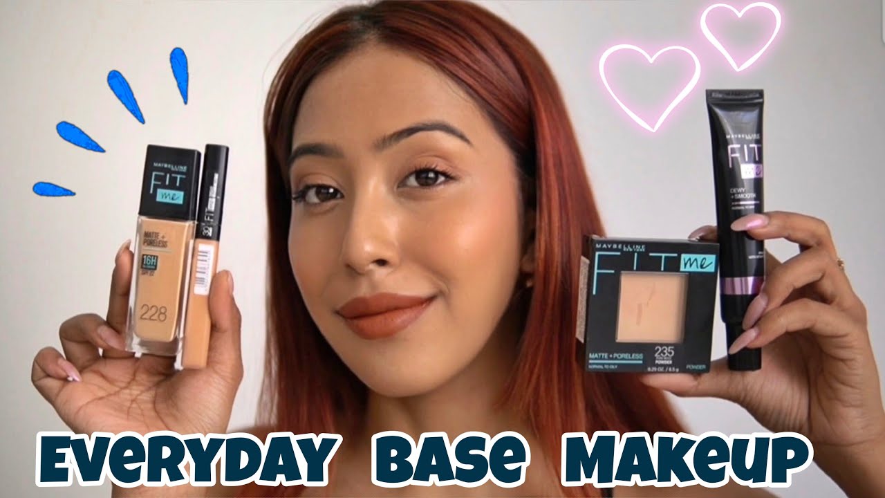 Everyday Makeup Routine With Maybelline Fit Me Foundation + More