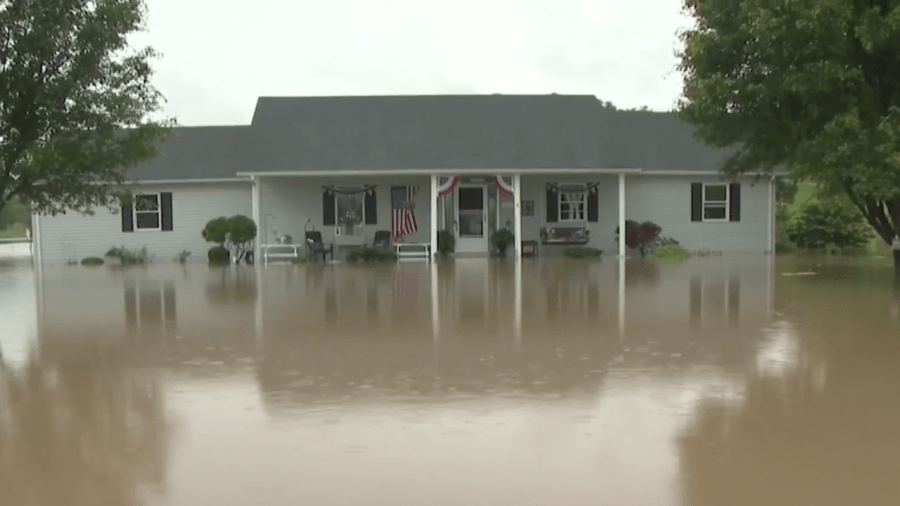 Flash flooding hits Fairfield County, closing roads and damaging homes