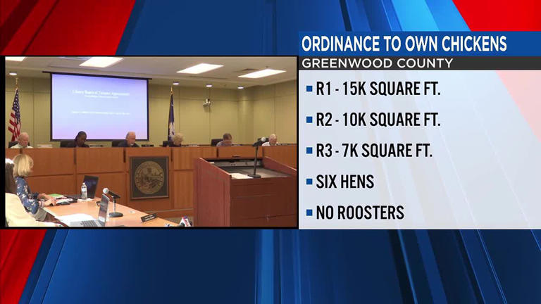 Greenwood Co. Council approves ordinance making it easier to own chickens
