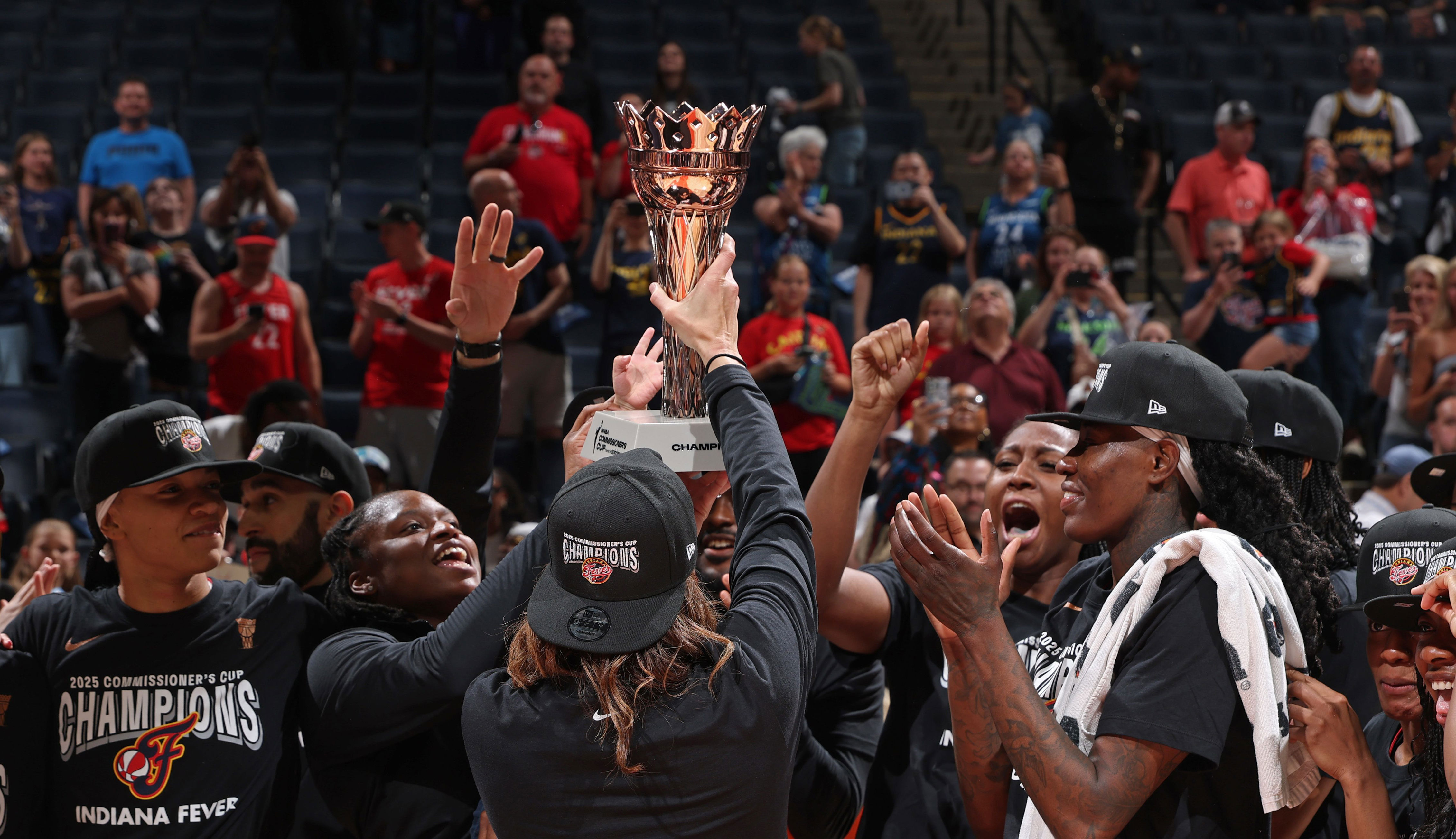 Indiana Fever beats Minnesota Lynx 74-59 to win WNBA Commissioner's Cup