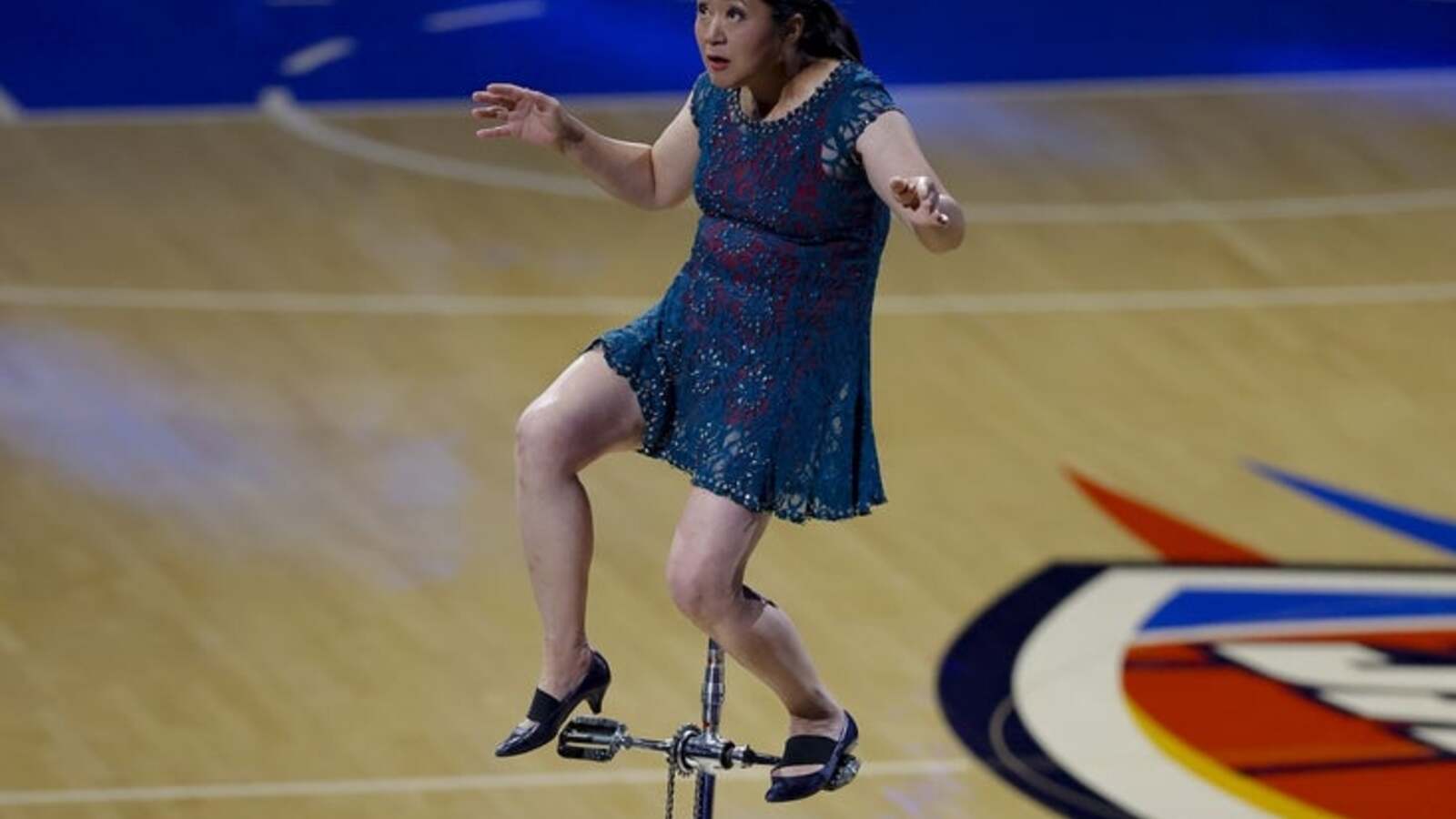 Halftime entertainer 'Red Panda' injured during WNBA performance