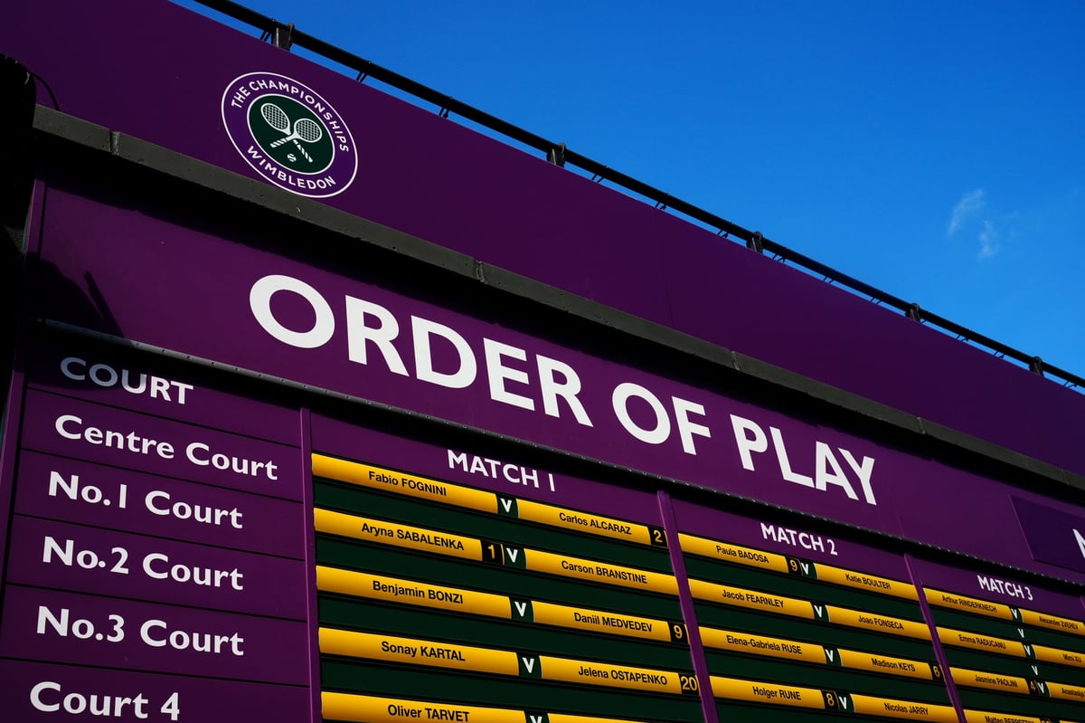 Wimbledon Order of Play today: Day 3 schedule, live scores, results ...