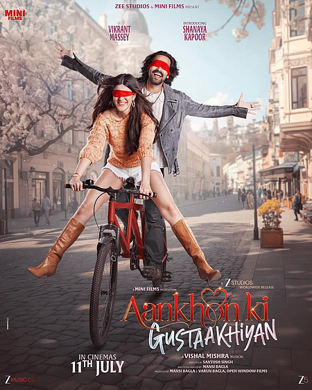 Vikrant Massey and Shanaya Kapoor share electrifying chemistry in Aankhon Ki Gustakhiyan trailer
